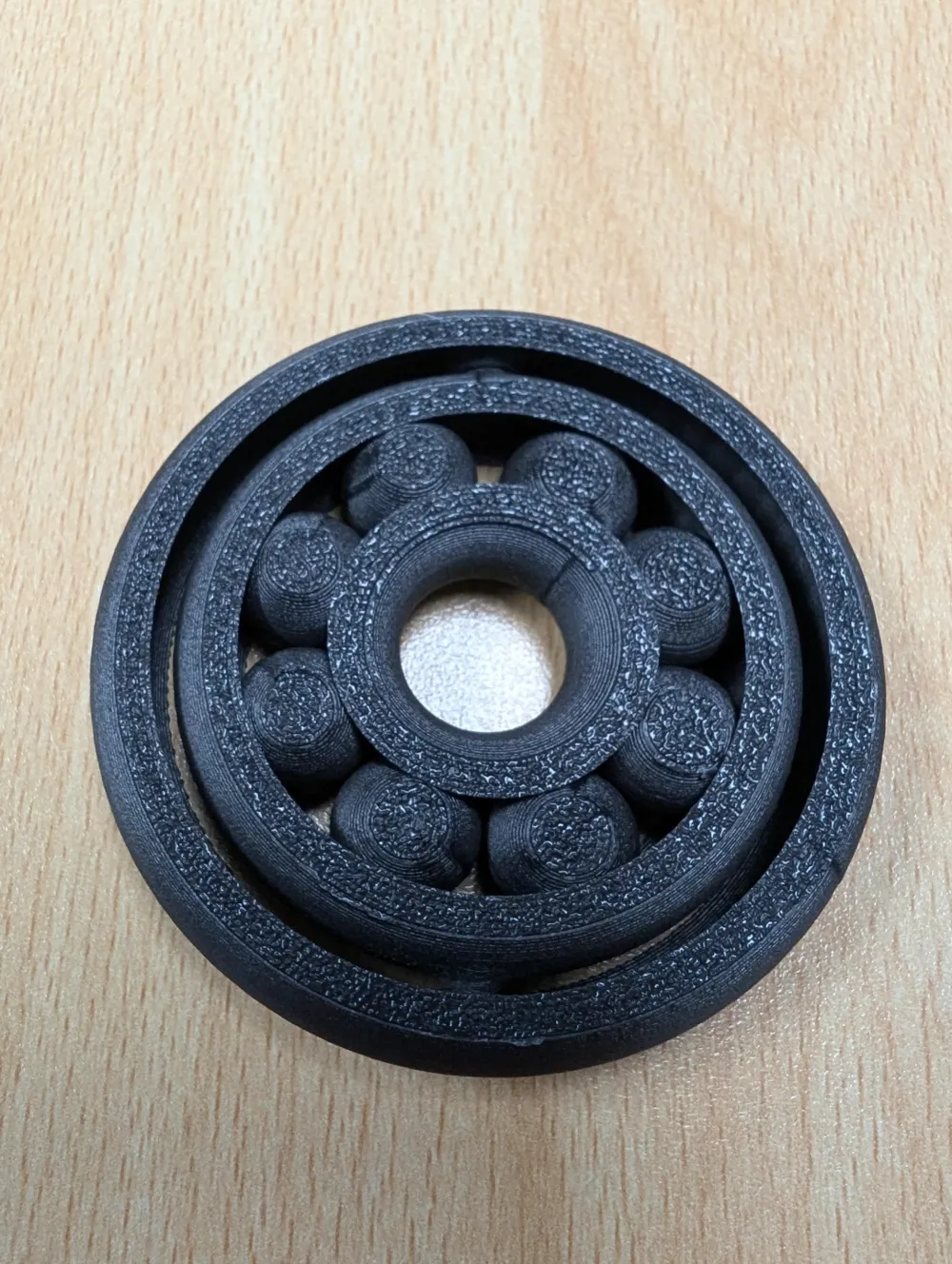 3D Printed Ball Bearing Gyroscopic Ring Fidget Toy by Fanton-Sharma ...