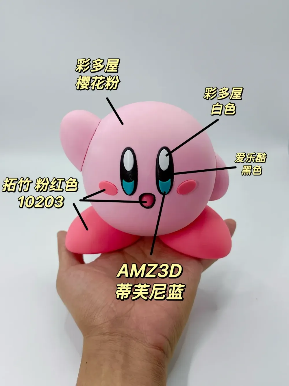 Kirby Prototype (No AMS Assembly Required) Raised Hand Pose by ...