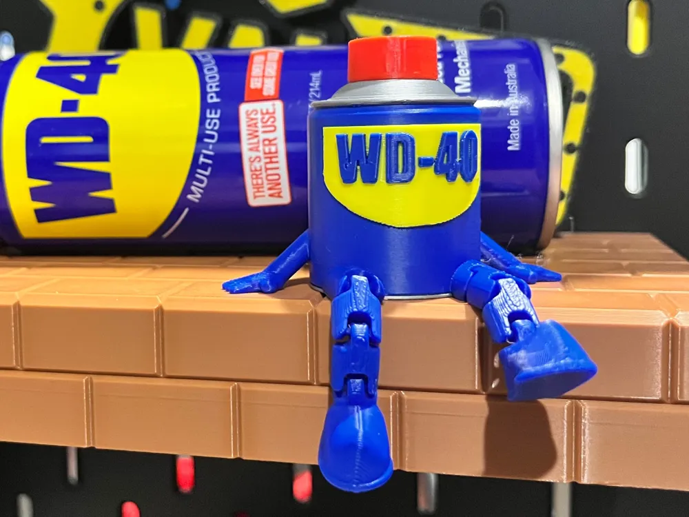 WD-40 Buddy with flexi legs by VaultStudio MakerWorld: Download Free 3D ...