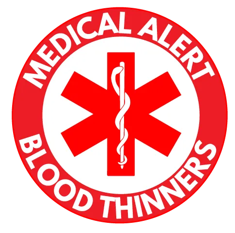 Medical Tag Blood Thinners by 3DKP - MakerWorld