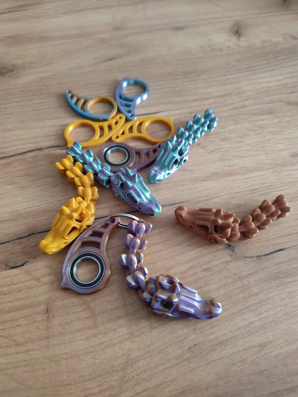 keyrambit skull dino by Wisniadruk3D MakerWorld: Download Free 3D Models