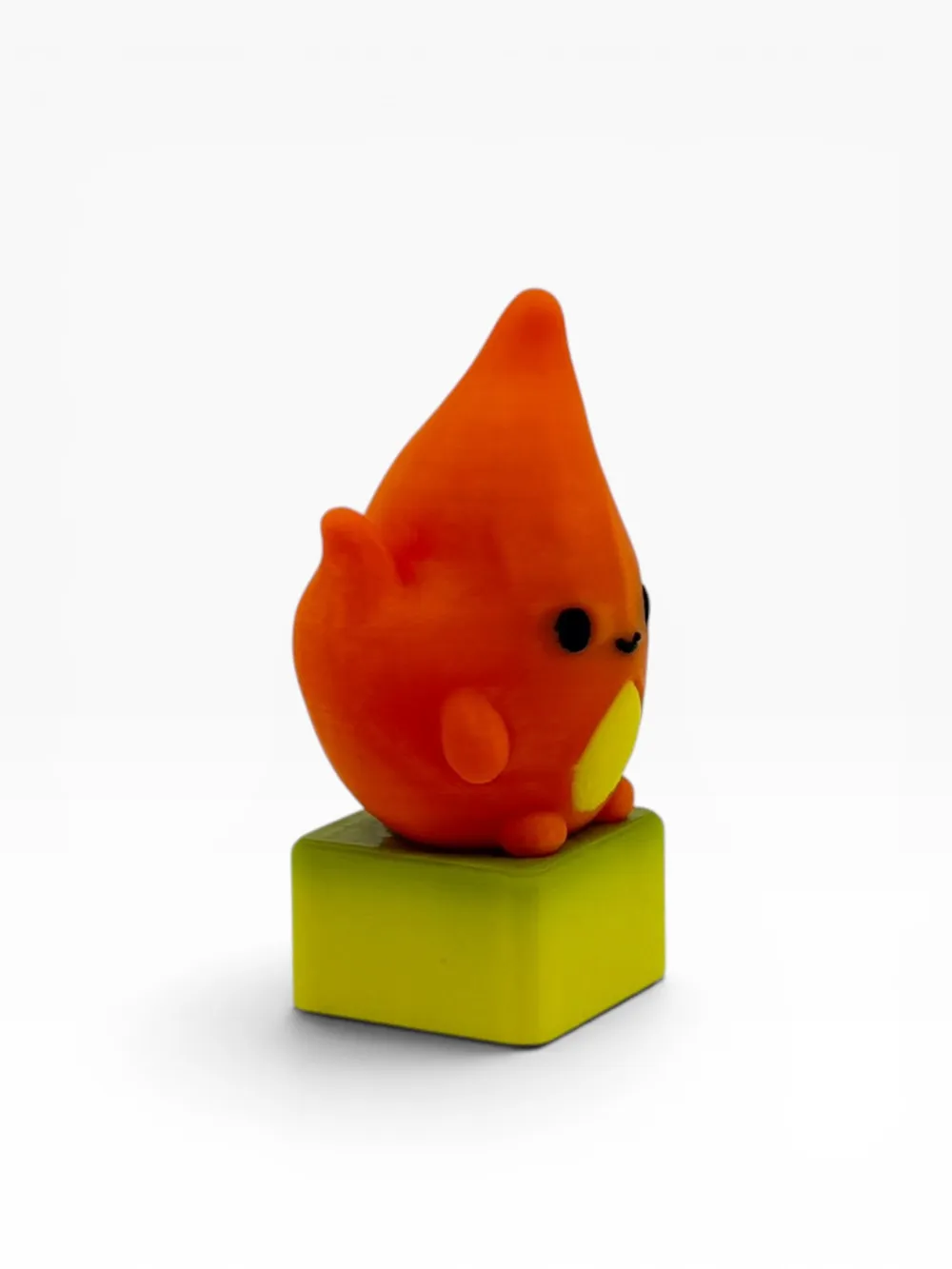 Flame Golem Keycap - Free 3D Print Model - MakerWorld