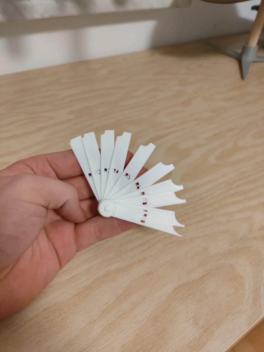 radius gauge by Handyman MakerWorld: Download Free 3D Models