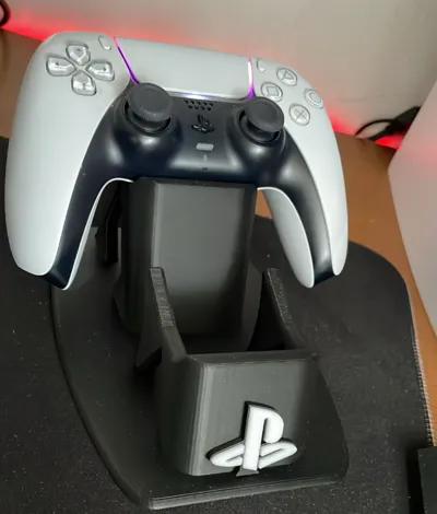 PS5 Controller Dual Stand Remixed by PatMakerWorld: Download Free 3D Models