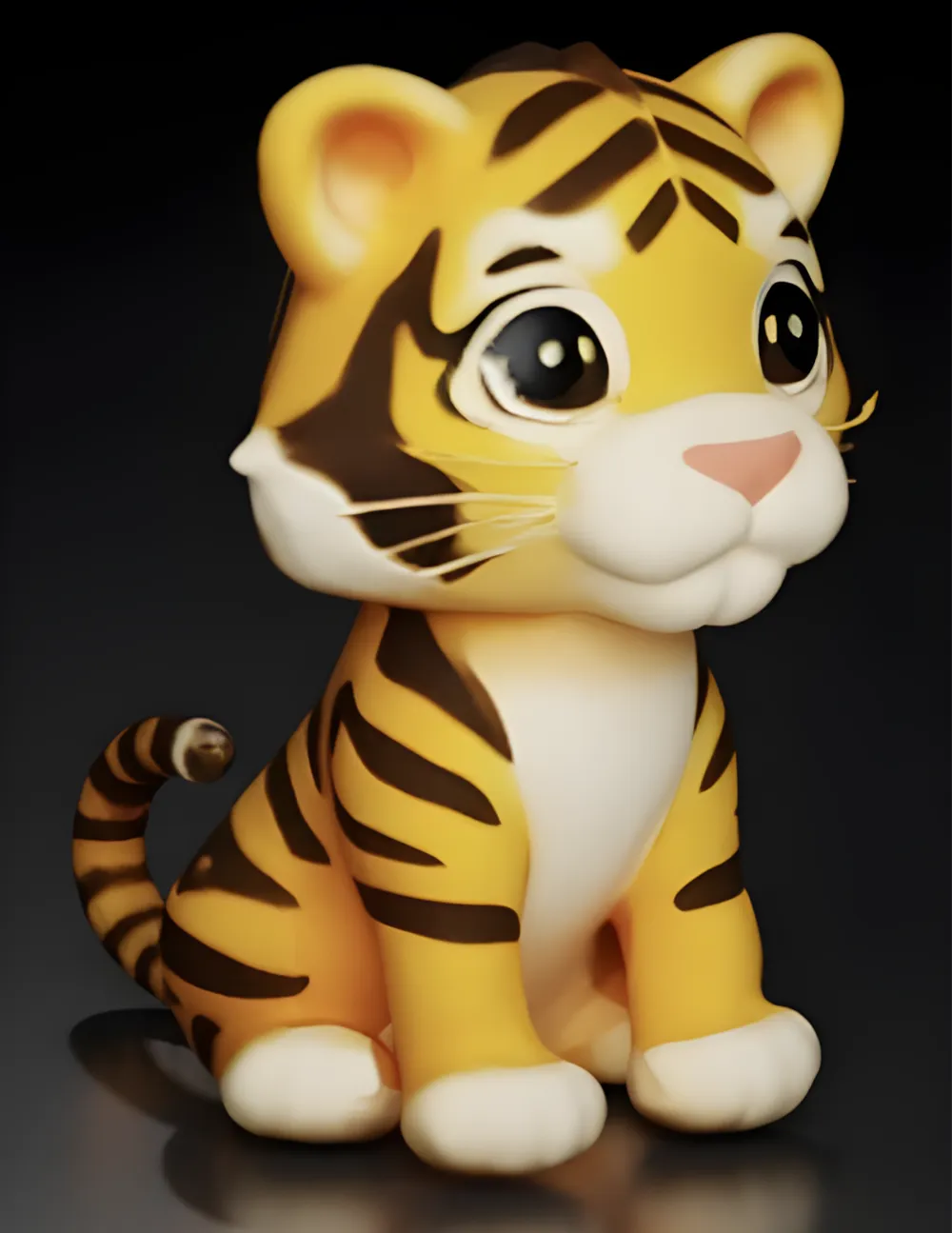 Little Baby Tiger Cub Rudy by Xolarian3D - MakerWorld