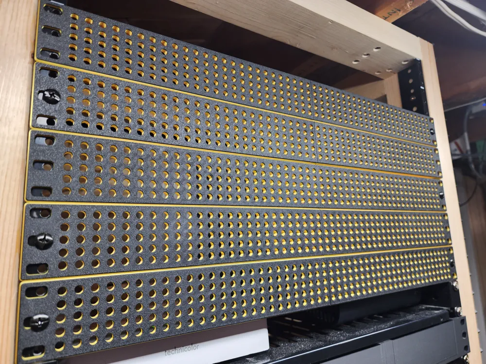 1u 19in Network Rack Blank by Jeffrey MakerWorld: Download Free 3D Models