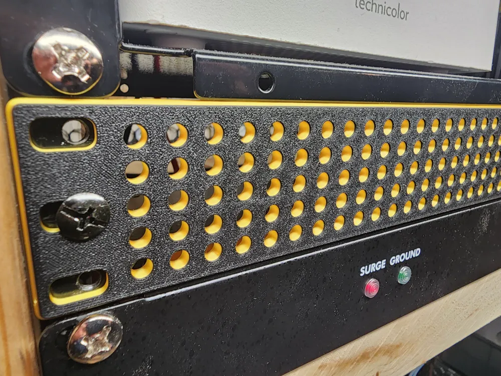 1u 19in Network Rack Blank by Jeffrey MakerWorld: Download Free 3D Models