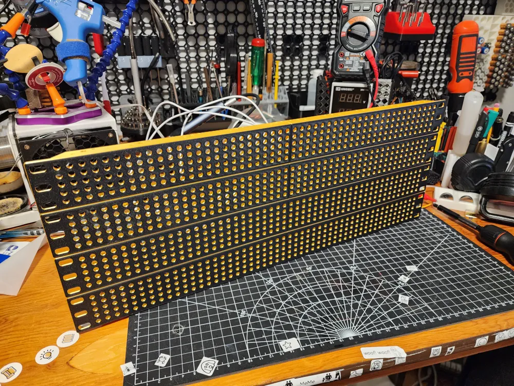 1u 19in Network Rack Blank by Jeffrey MakerWorld: Download Free 3D Models