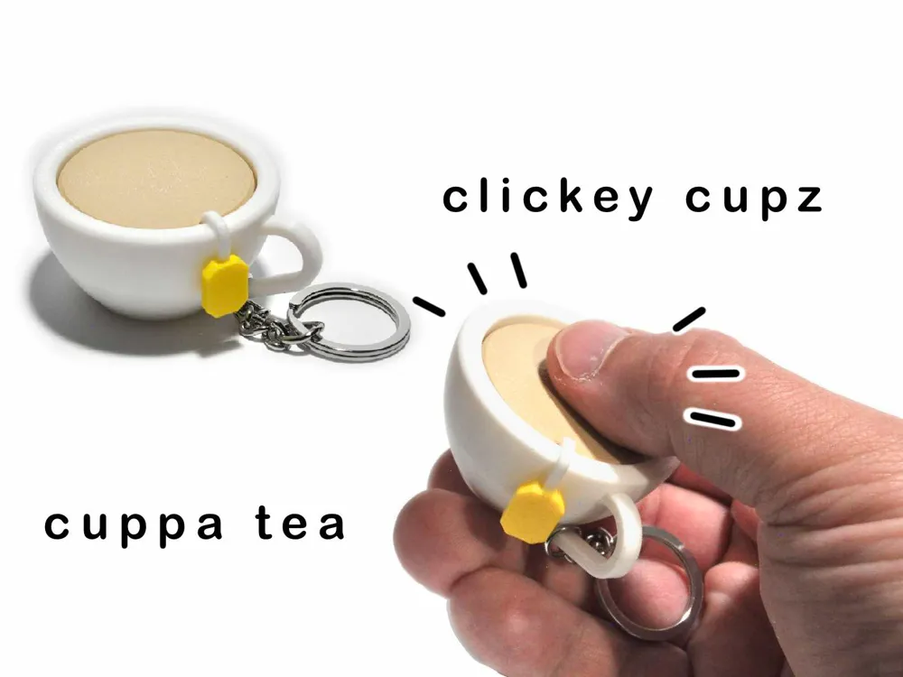 Clickey Cupz - Cuppa Tea Fidget Clicker by jaayjeee - MakerWorld