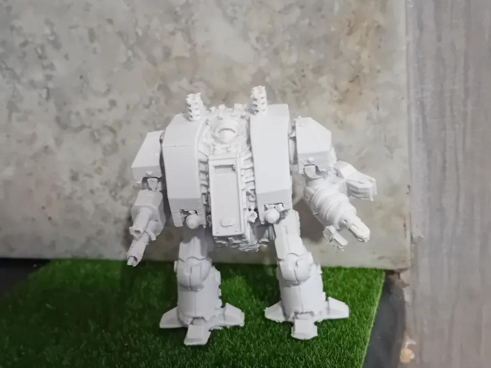 Grimdark Dreadnought Mech - Battle mech wargames - Free 3D Print Model ...