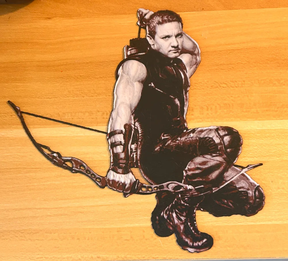 Hawkeye HueForge by tbosley02 - MakerWorld