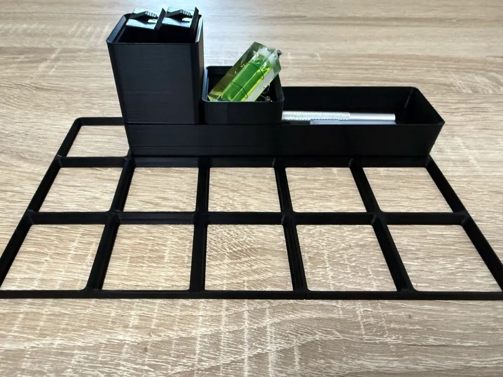 Gridfinity Hobby Knife & Blade Box - Stackable - Free 3D Print Model ...