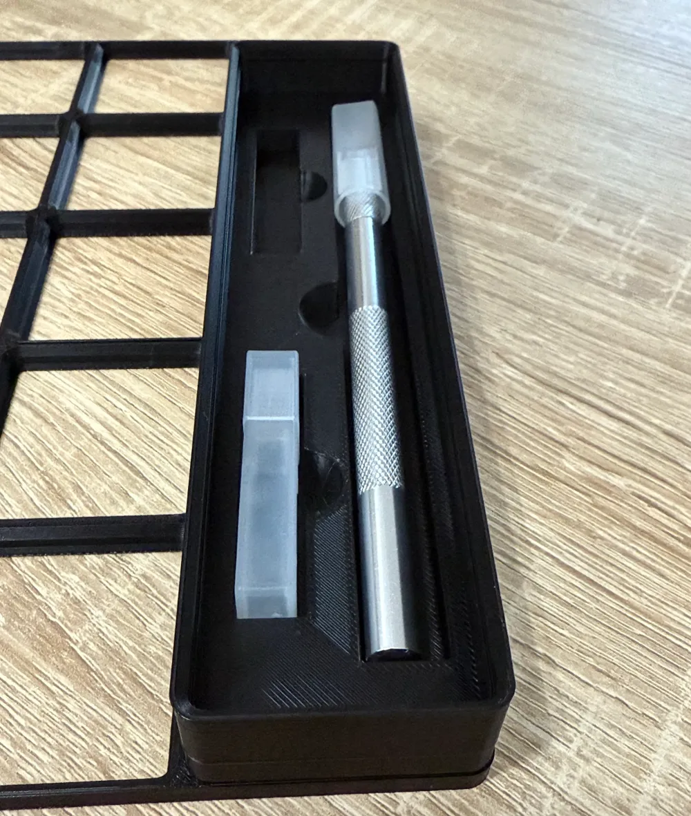 Gridfinity Hobby Knife & Blade Box - Stackable - Free 3D Print Model ...