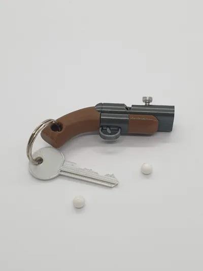Double Barrel Shotgun Keychain by Jaatinen3D MakerWorld: Download Free ...