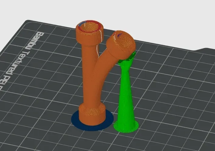 A1, A1 mini, and AMS Lite external filament spool adapter three-way ...