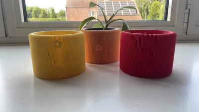 Hearts plant pot by T3D Objects - MakerWorld