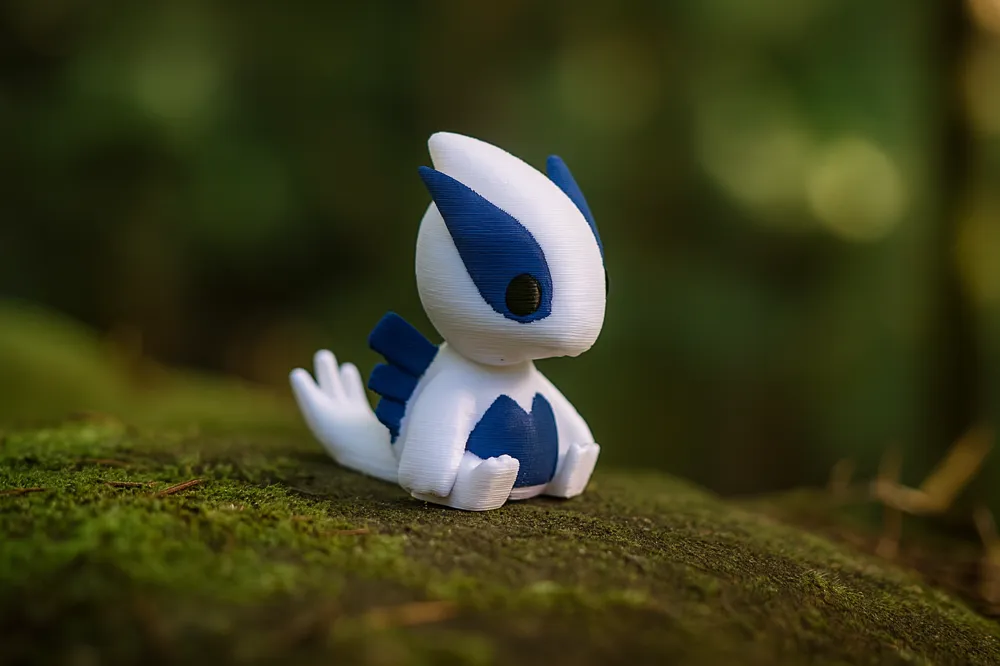 LUGIA Pokemon Mini figure - Free 3D Print Model - MakerWorld