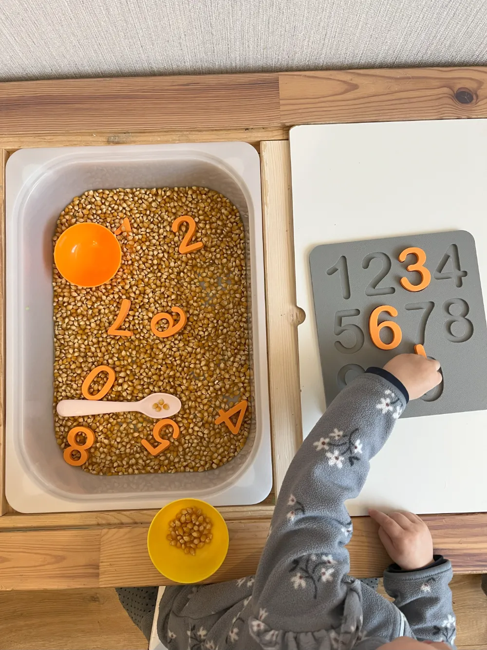 Numbers puzzle and counting tray for toddlers - Free 3D Print Model ...