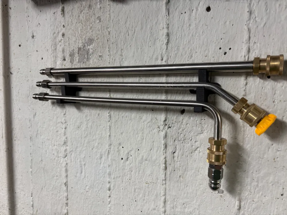 Pressure washer extension nozzle storage by Claes - MakerWorld
