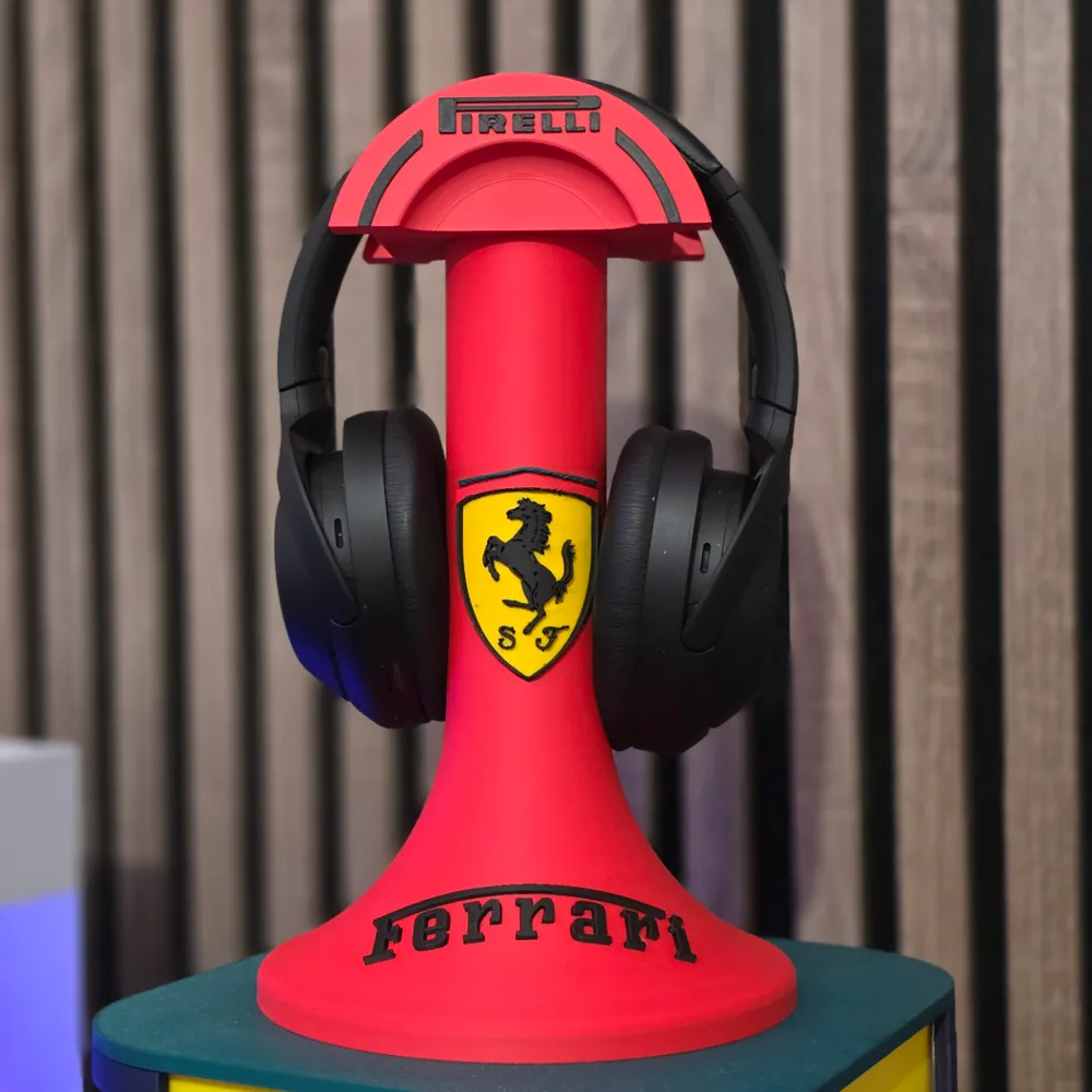 Headphone Stand F1 Ferrari by k_art. - MakerWorld