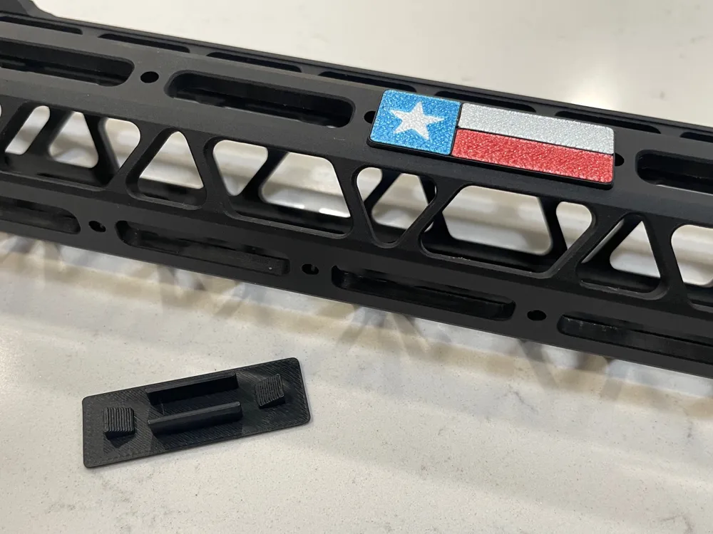 (Snap In) M-LOK Rail Charm Texas Flag by Print Locker - MakerWorld