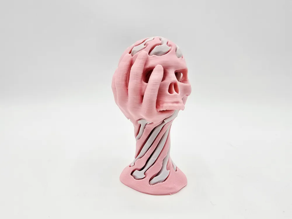 Skull Grip Impossible Pass Through Fidget - Free 3D Print Model ...