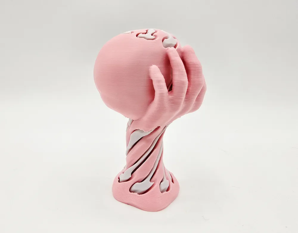 Skull Grip Impossible Pass Through Fidget - Free 3D Print Model ...