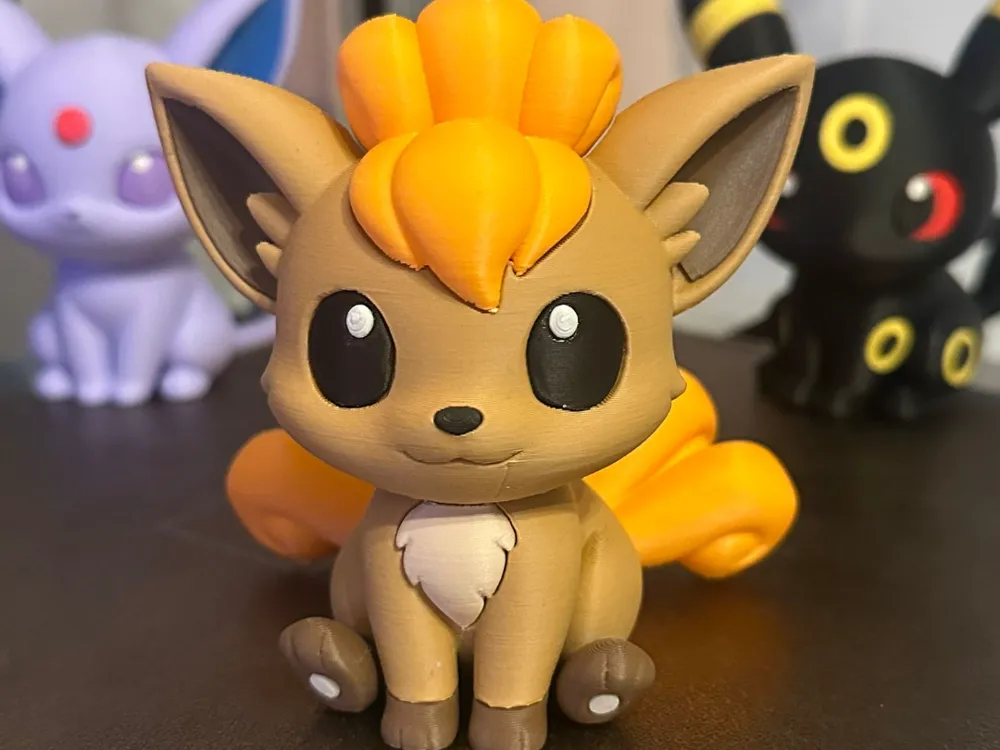 Vulpix Chibi - Free 3D Print Model - MakerWorld