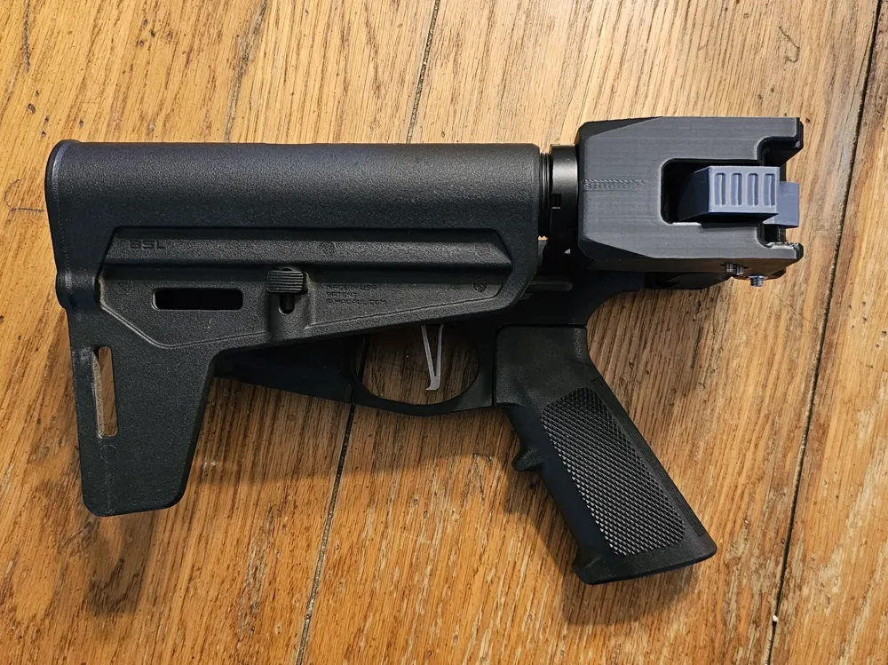 Folding Buffer Tube Adapter for 1913 Rail by RG3DPrints MakerWorld ...