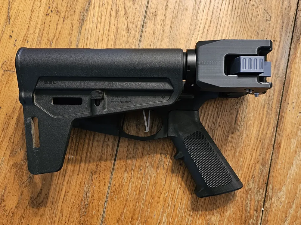 Folding Buffer Tube Adapter for 1913 Rail by RG3DPrints MakerWorld ...