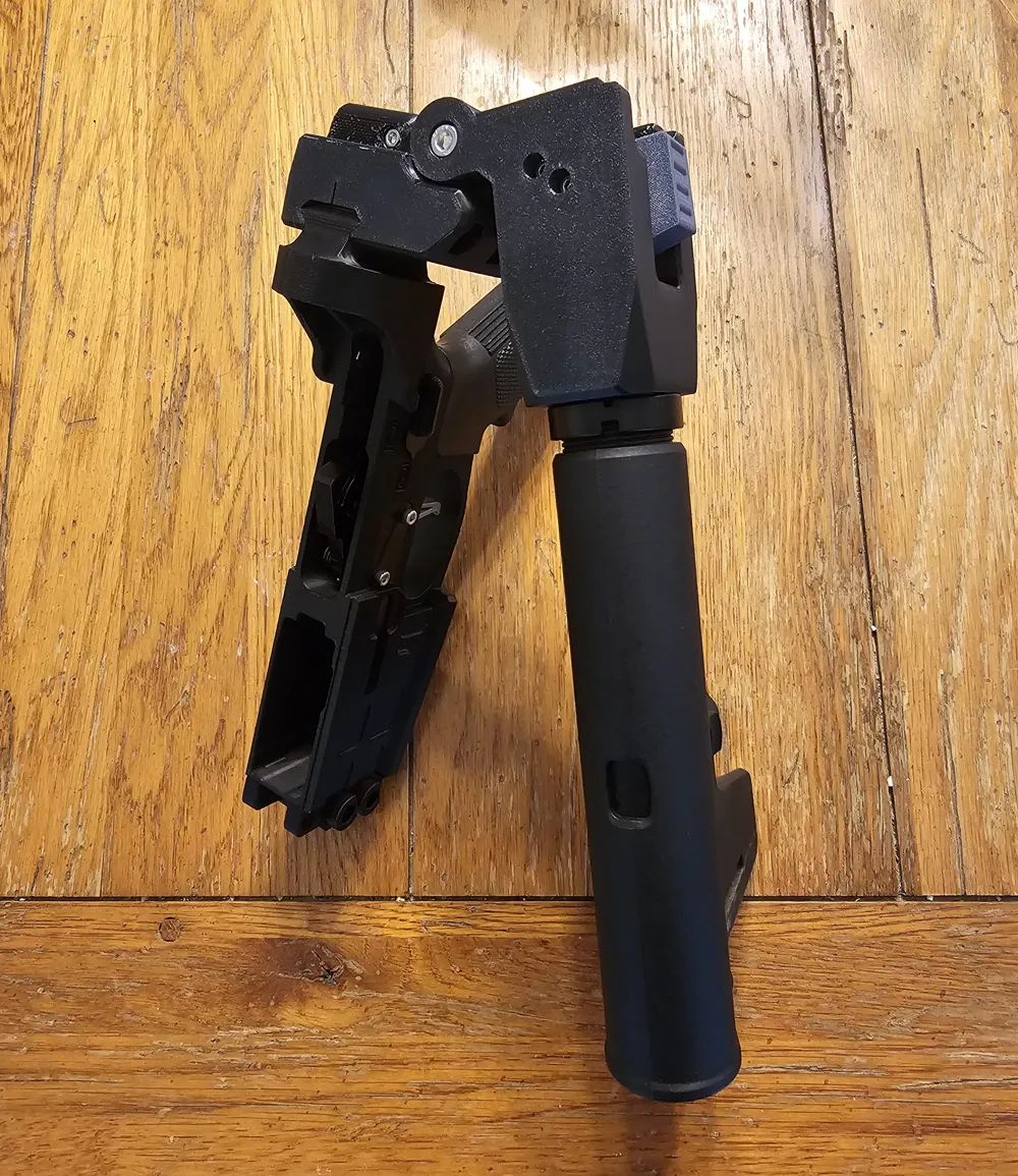 Folding Buffer Tube Adapter for 1913 Rail by RG3DPrints MakerWorld ...