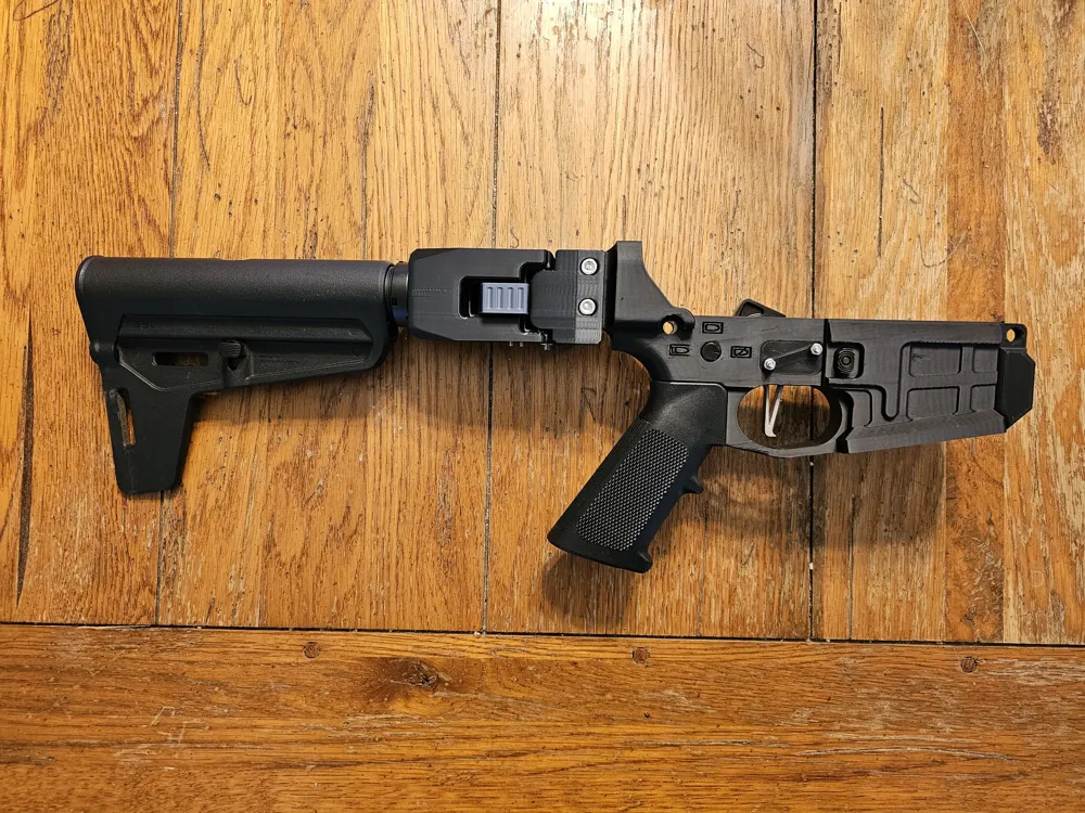 Folding Buffer Tube Adapter for 1913 Rail by RG3DPrints MakerWorld ...