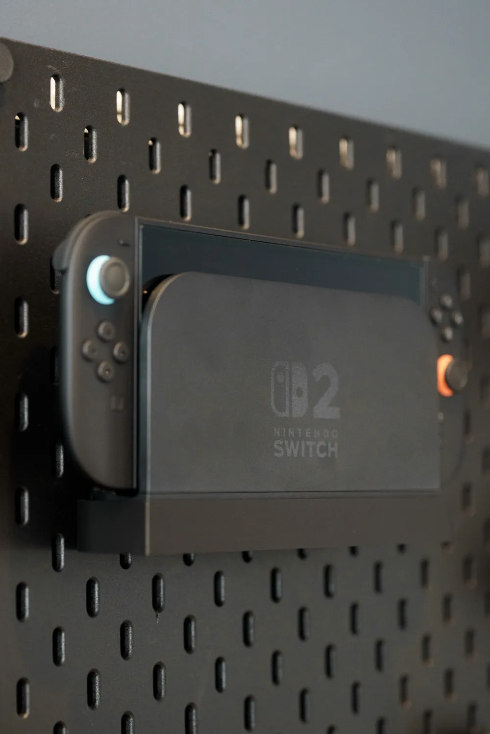 Nintendo Switch 2 IKEA Skadis Stand by Brendan Lim MakerWorld: Download Free 3D Models