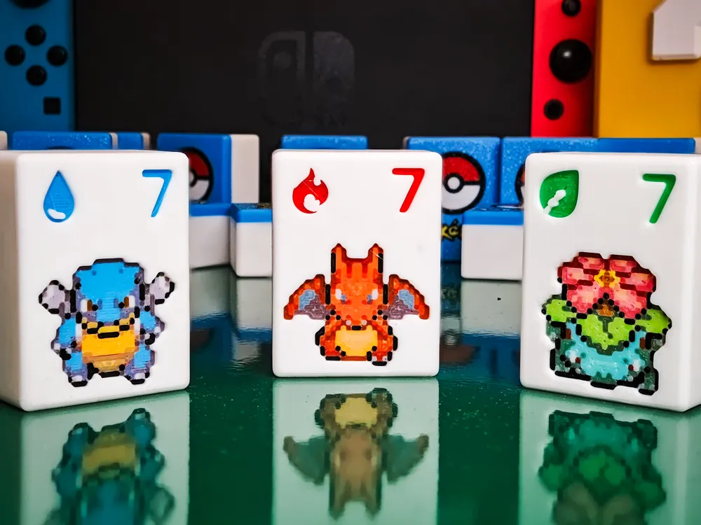 Pokémon x Mahjong x Procédé de superposition de couleurs|Pokémon x ...