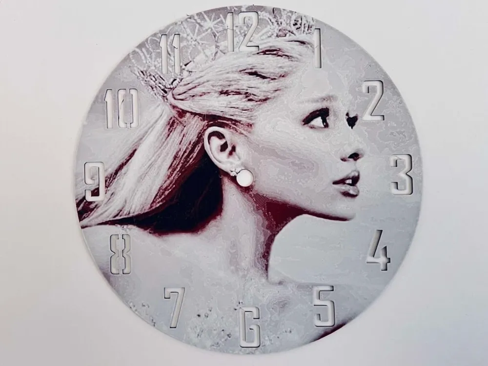 Customizable Clock - Glinda, Wicked - Free 3D Print Model - MakerWorld