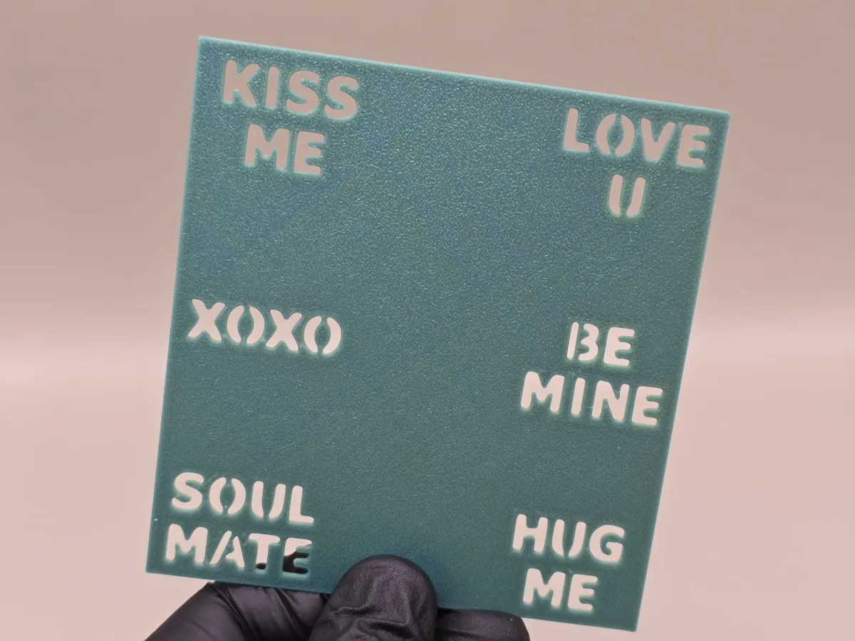 Valentine Love Stencil Template - Free 3D Print Model - MakerWorld