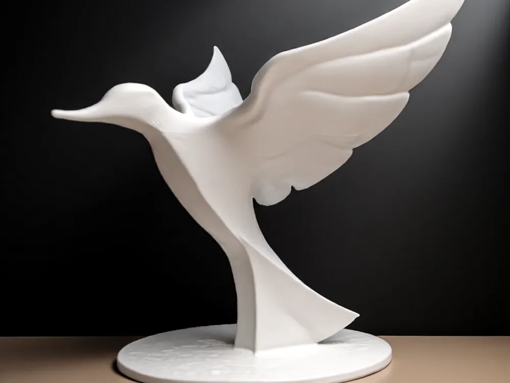 Wings of Freedom – Bird Sculpture by KvK Design - MakerWorld