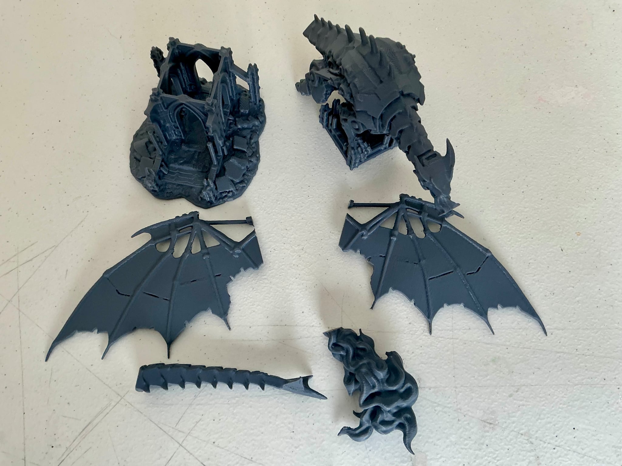 Hell-forged Dragon | 32mm Scale | FDM Optimized - Free 3D Print Model ...