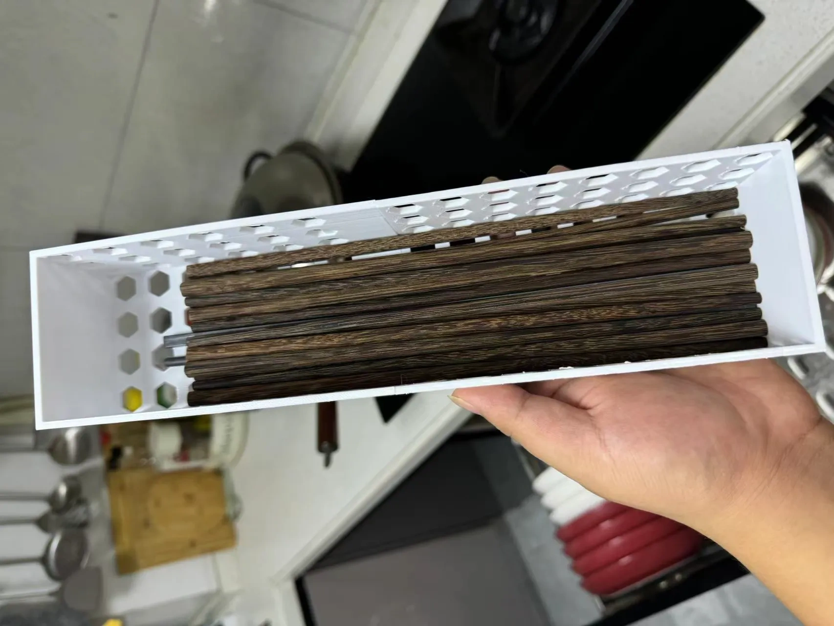 Chopstick Basket, Enlarged Size, Fits Chopsticks up to 294MM by H.xs ...