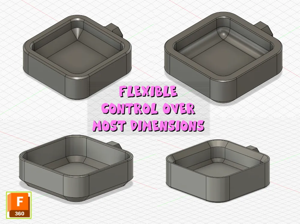Parametric Multiboard Bins (Custom Bin Generator) by CaliperDaddy ...