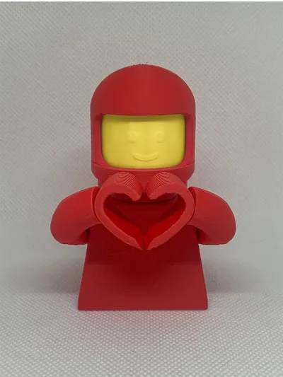 Minifigure Space LOVE (Vintage model) by valerio.tarabella - MakerWorld