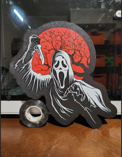 Ghostface Lightbox by Bromigo77 - MakerWorld