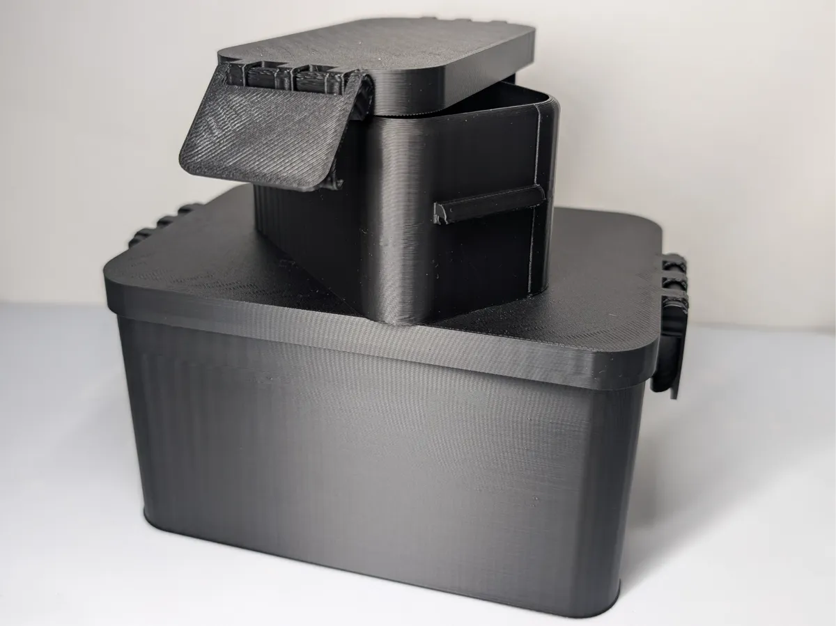 Snapbox organizer - Box with snap lock - Free 3D Print Model - MakerWorld
