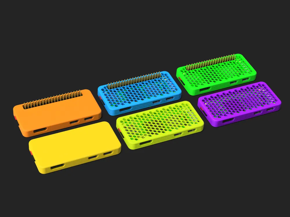 Raspberry Pi Zero (W / WH) Schlankes Snap-Fit Gehäuse – Kostenloses 3D ...