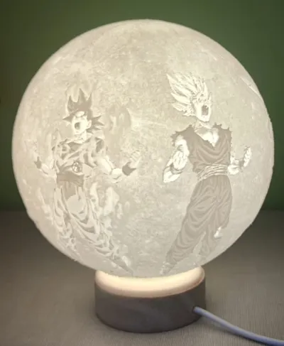 Lithophane Sphere of Dragon Ball by Litolunar - MakerWorld