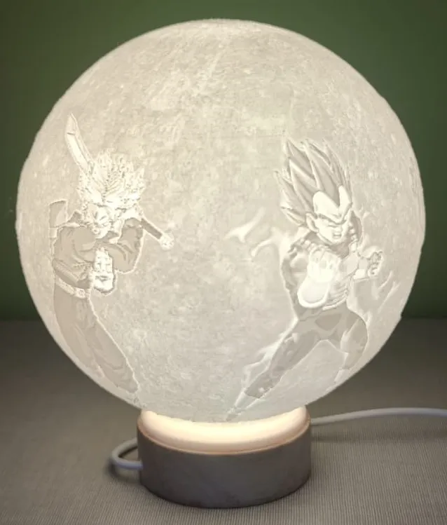 Lithophane Sphere of Dragon Ball by Litolunar - MakerWorld