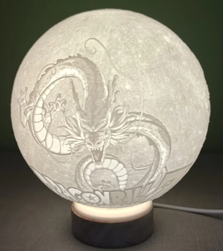 Lithophane Sphere of Dragon Ball by Litolunar - MakerWorld