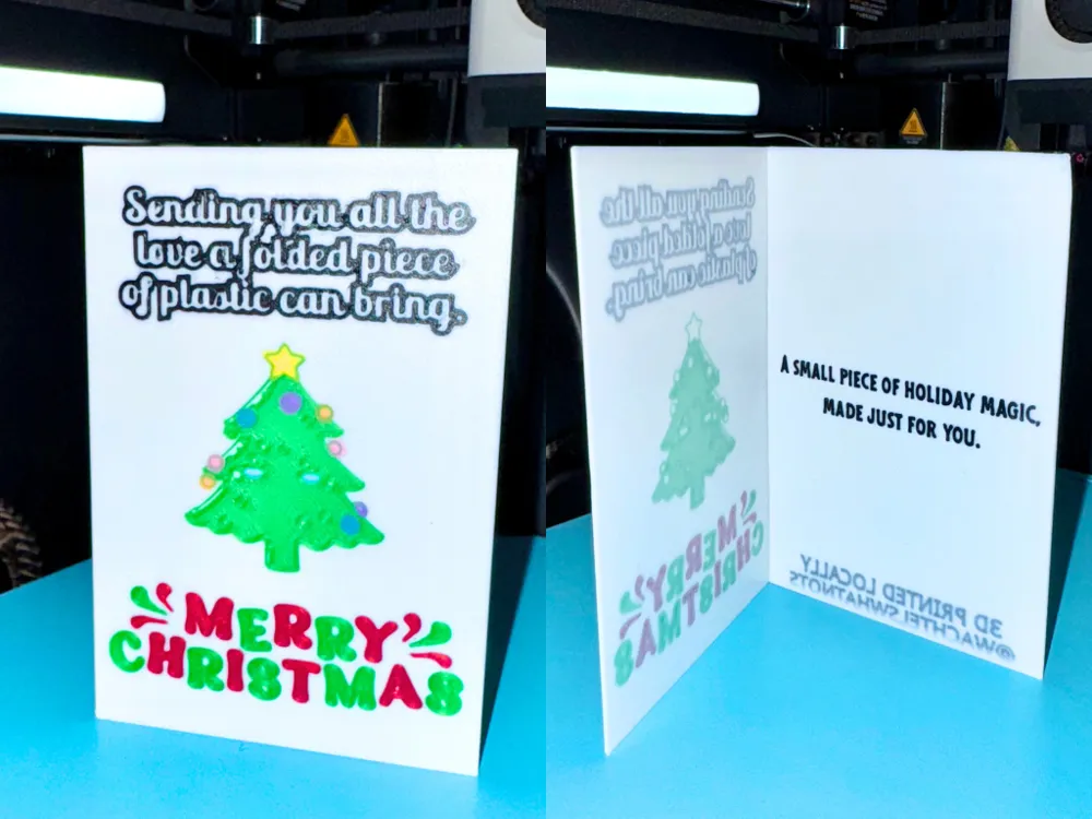 Foldable Christmas Cards - Free 3D Print Model - MakerWorld