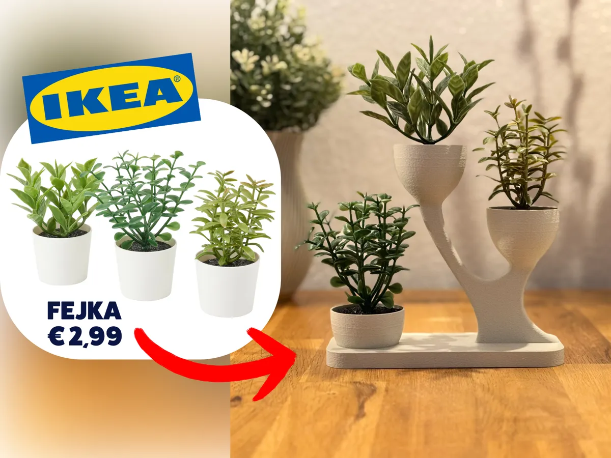 Planter for IKEA Fejka Plants - Free 3D Print Model - MakerWorld
