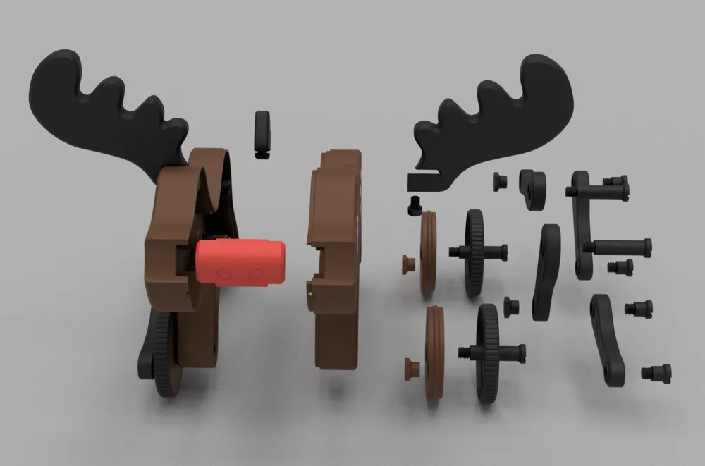 Reindeer Pull Toy with Moving Legs by ExTr3Dsign MakerWorld: Download ...